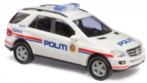 Busch Mercedes-Benz M-Klasse Politi BU49812 - Police - H0 Vehicles ...
