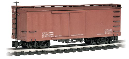 Bachmann Wood Box Car "Data Only" B93302 - Box Cars - Spur G Bachmann ...