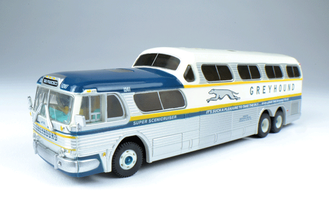 Classic Metal Works 1954 GMC PD 4501 Scenicruiser Greyhound Bus ...