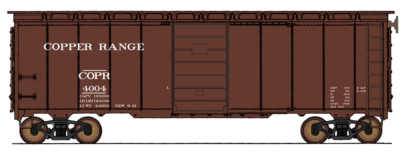 Intermountain RTR 1937 AAR 40' Boxcar "Copper Range" IMR45797 ...
